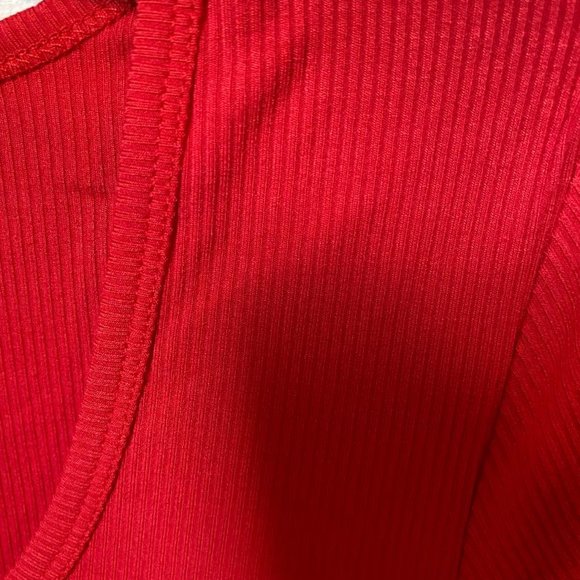 bebe | Tops | Red Bebe Tee W Rhinestones Sz S | Poshmark